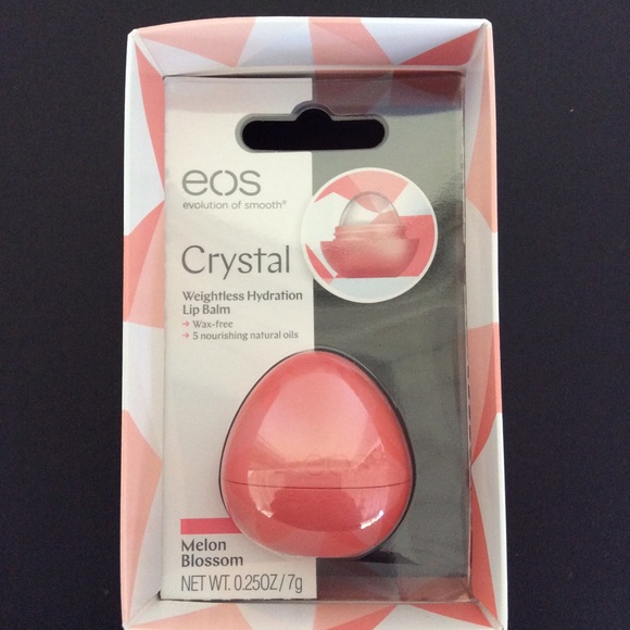 eos | Makeup | Eos Crystal Melon Blossom Lip Balm Nwt | Poshmark